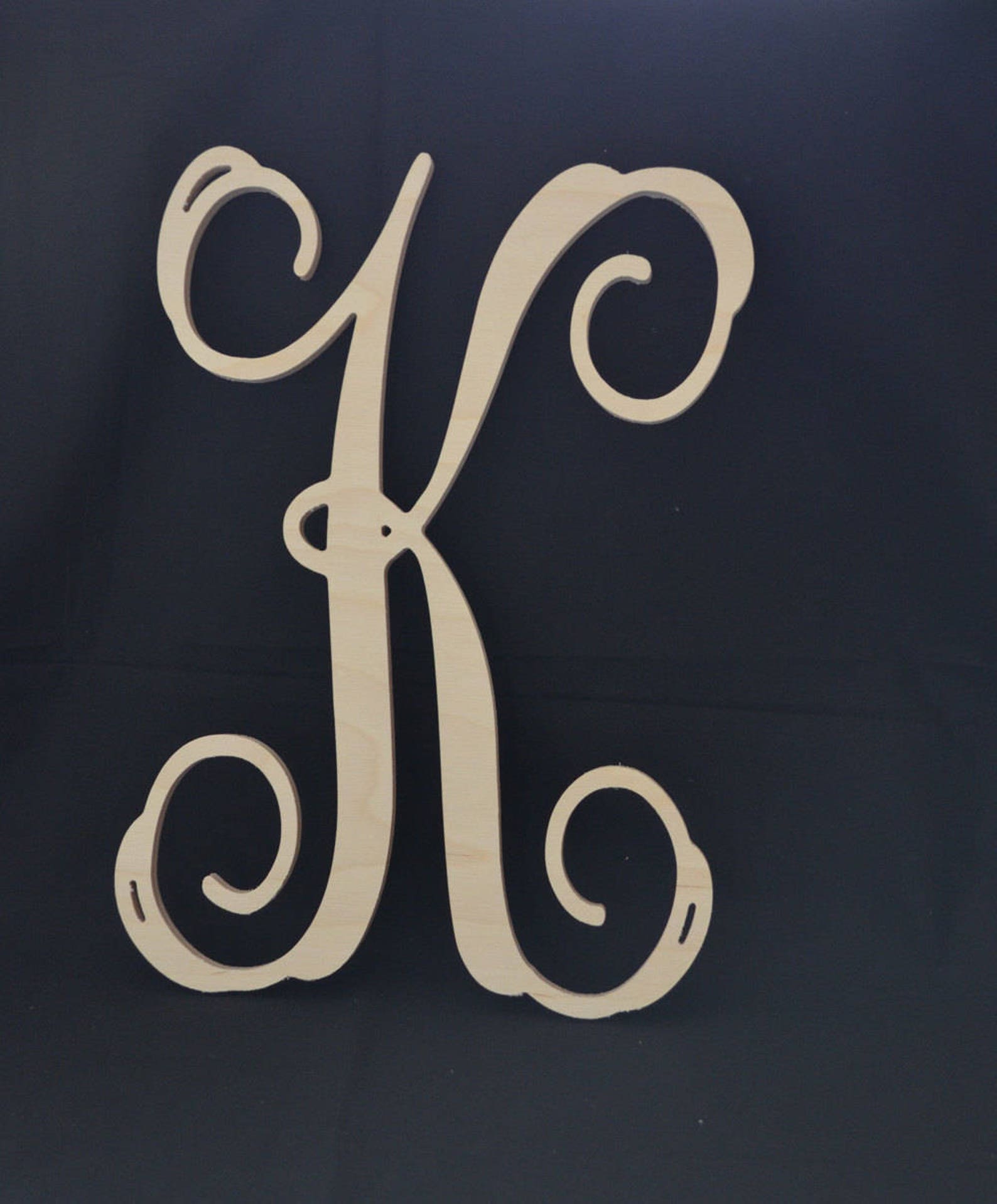 Custom Wreath Letters Wooden Initials for Door Sign Decor - Wreath ...