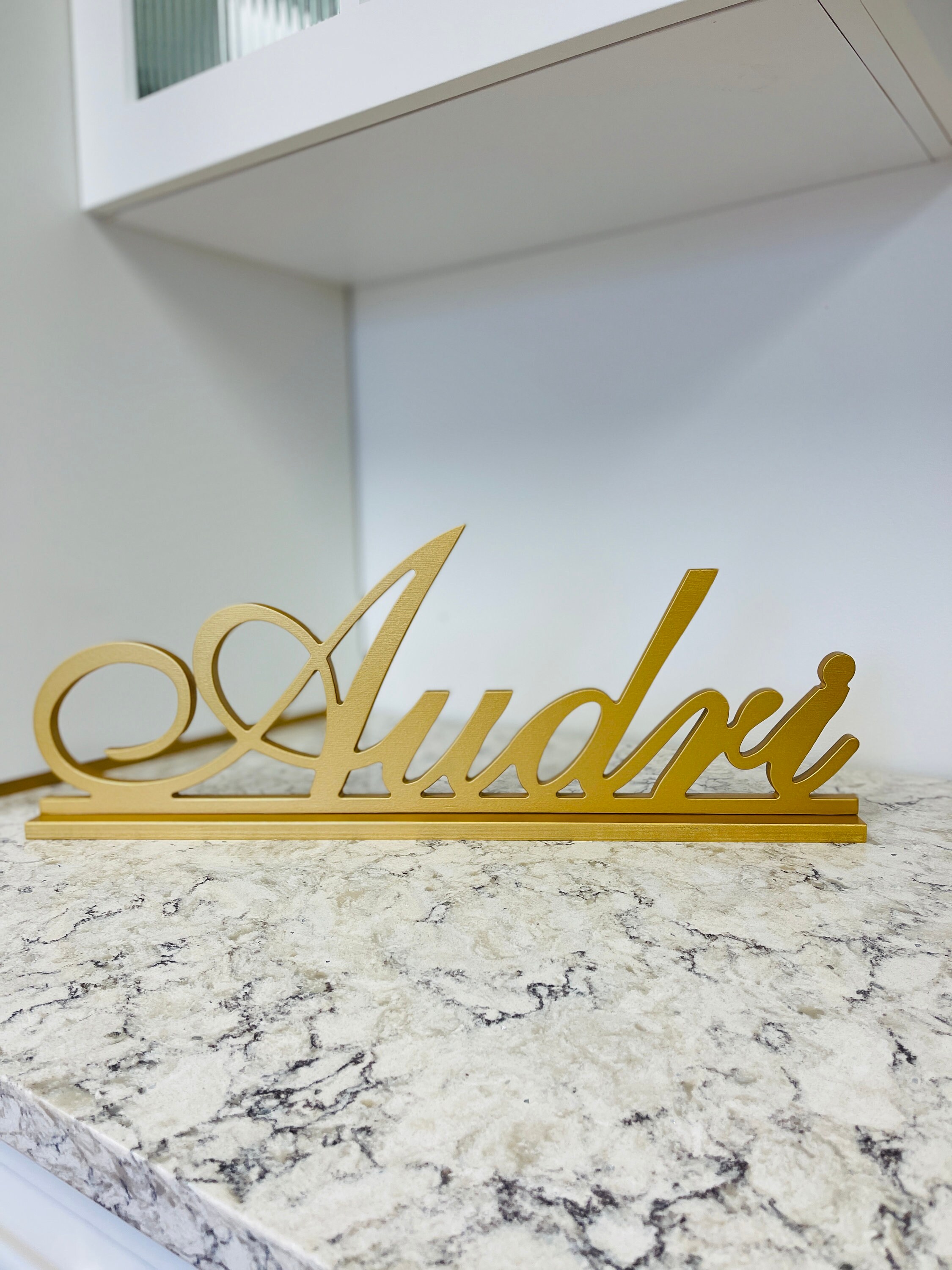 Stand-alone Letters on Base - Custom Standing Wood Letters for Sweet 16 ...