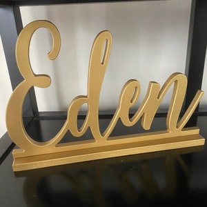 Stand-alone Letters on Base - Custom Standing Wood Letters for Sweet 16 ...