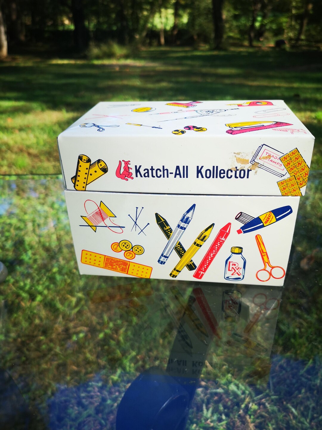 Vintage Individual Bible Books Set in Katch-all Collector Metal Box ...