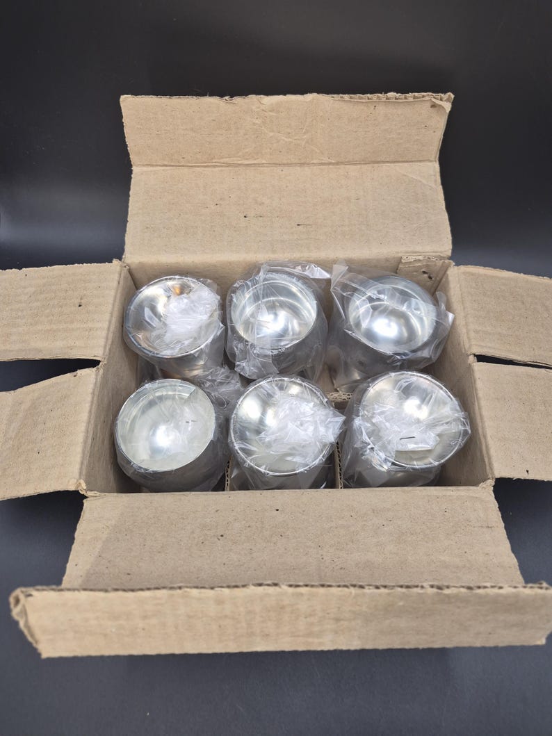Set of 6 Vintage EPNS Silver Plate Goblets – Spanish Chalice Wine Cups ...