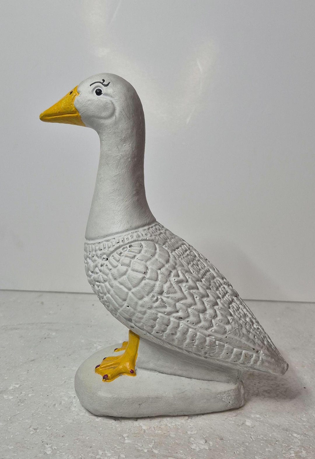 Vintage Porch Goose Statue Lawn Garden Decor Collectible Indoor Outdoor ...