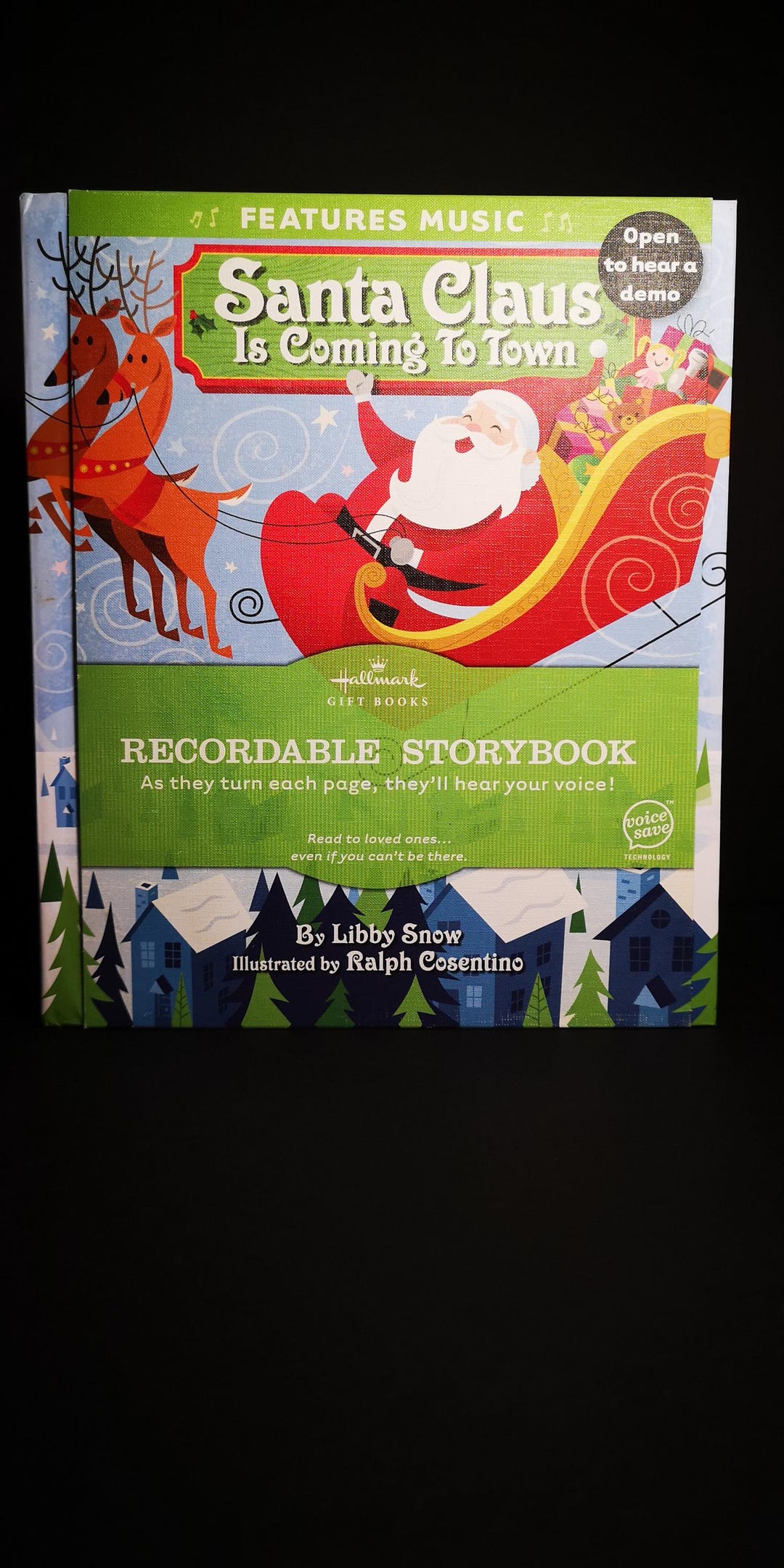 Hallmark Recordable Story Book Santa Claus is Coming to Town, Libby ...