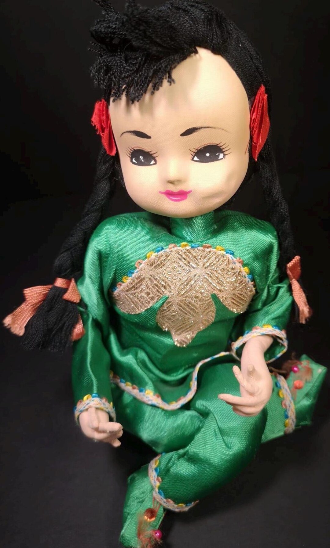 Vintage Handmade Japanese Cloth Doll – 1960s Asian Art - Etsy