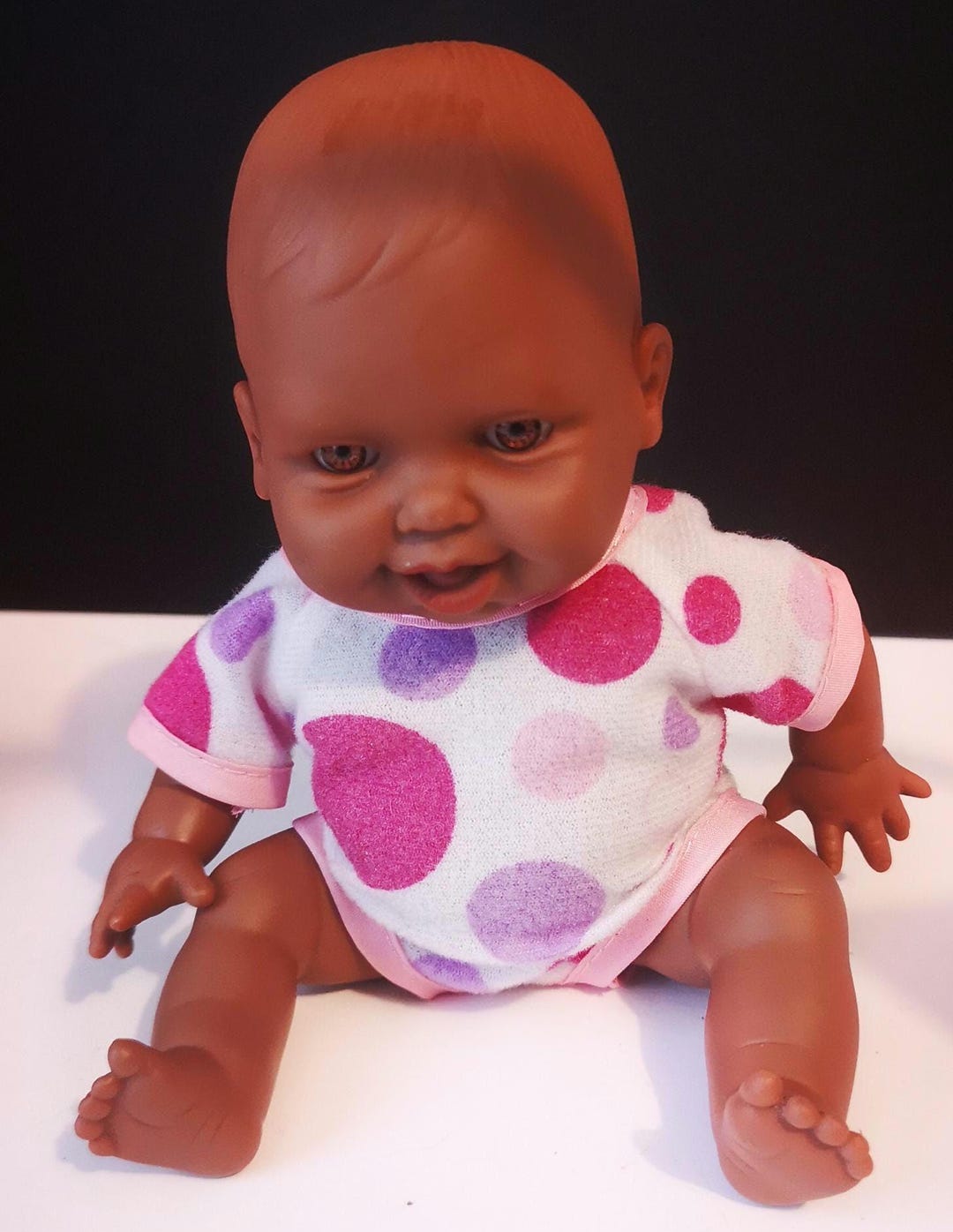 Vintage African American Lovely Patsy Toy Doll - 5" Baby Doll With ...