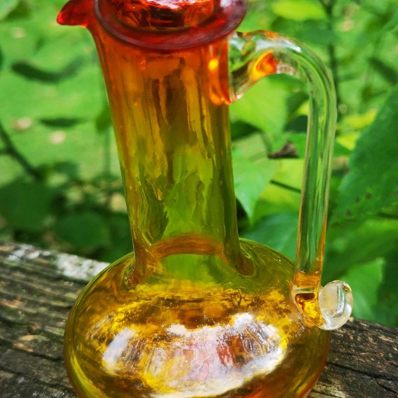 Amberina Glass - Etsy