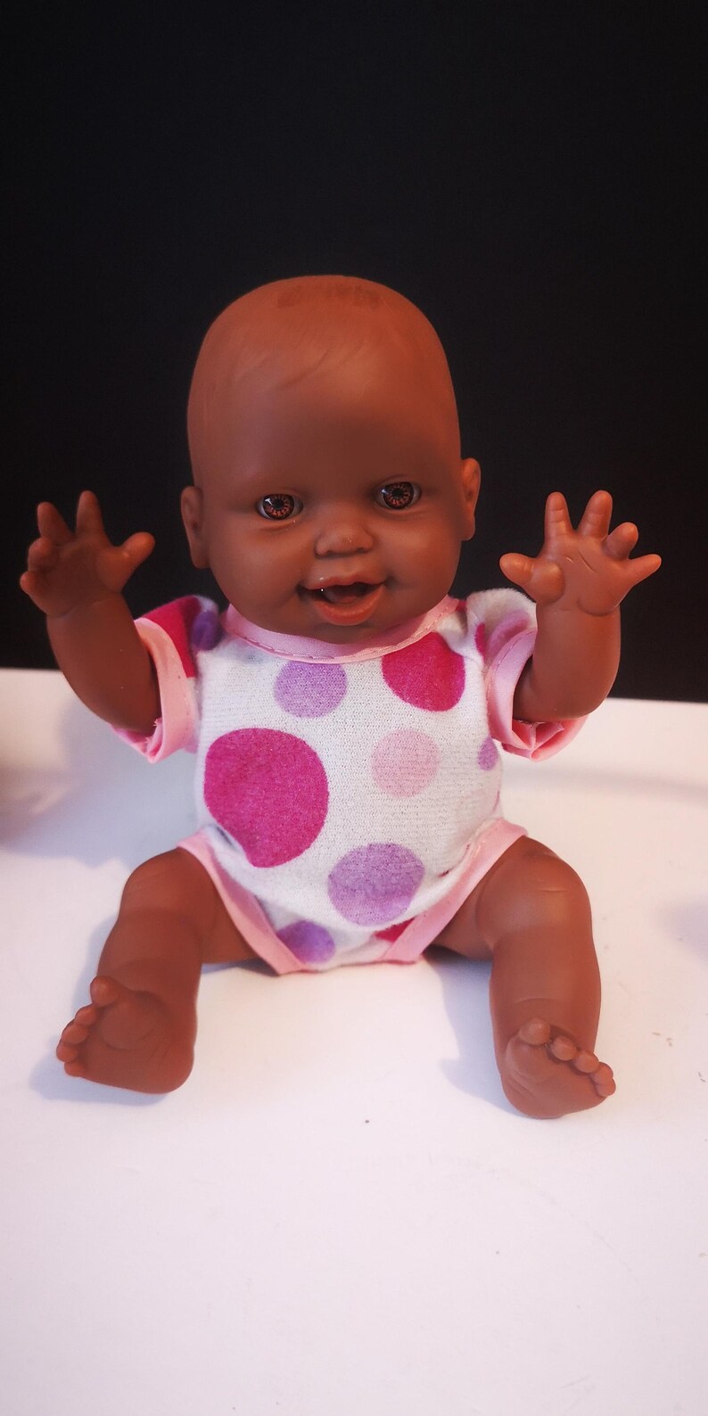 Vintage African American Patsy Toy Doll – 5" Baby Doll, Original Outfit ...