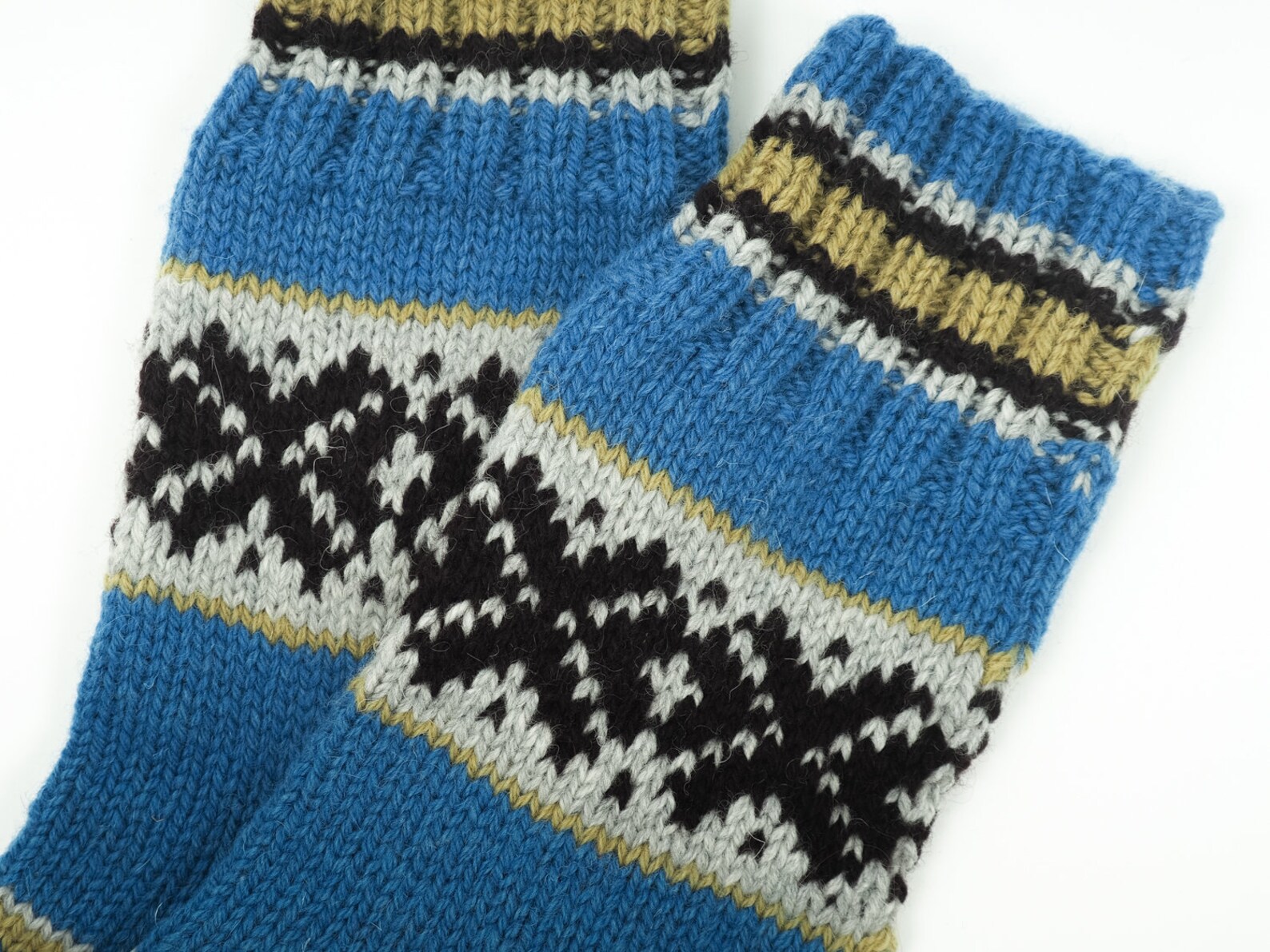 WOOL SOCKS. Men Socks. Hand Knitted Socks. Ornamented Wool - Etsy