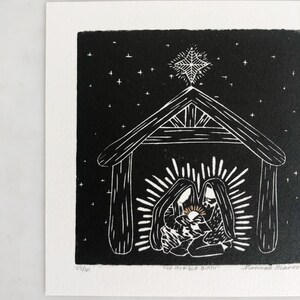 Nativity Linocuts | Etsy