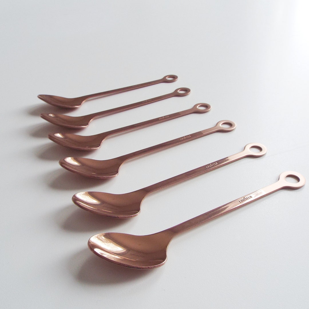 6 Lavazza Espresso Spoons, Small Coffee Spoons, Premium Spoons From ...