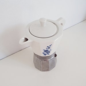 Italian Porcelain Coffee Maker, 3 Espresso Cups, Vintage Espresso ...