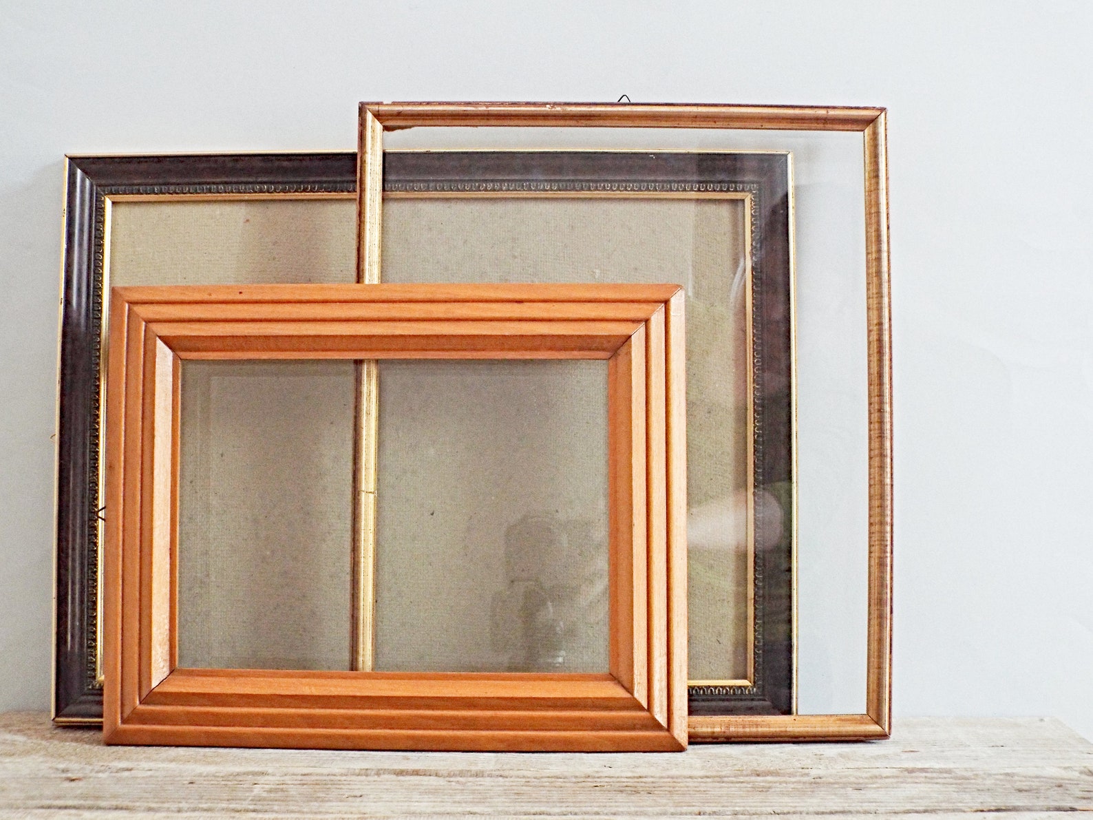 Wooden FRAME from the '70s picture frame retro wall | Etsy