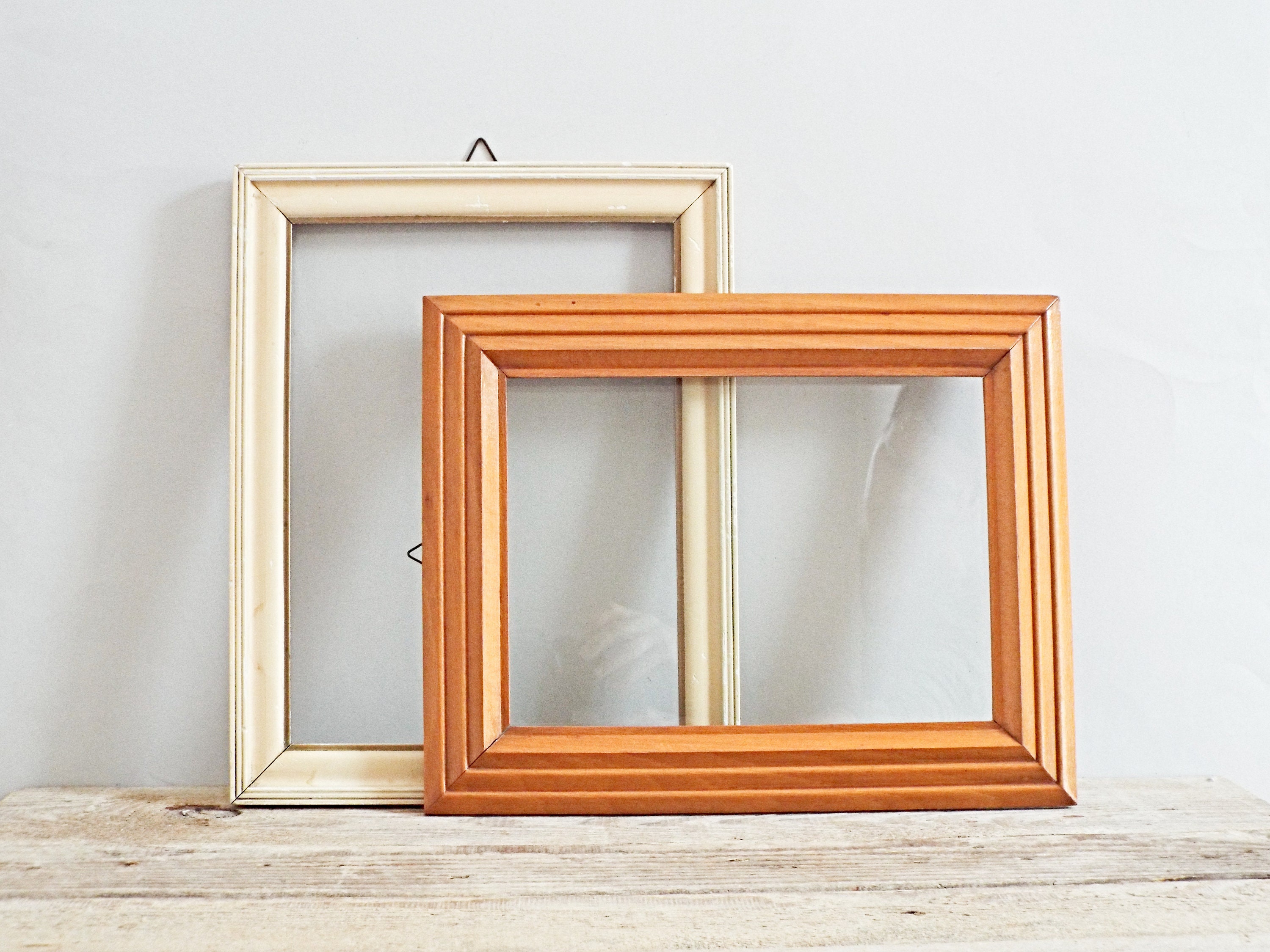 Wooden FRAME from the '70s picture frame retro wall | Etsy