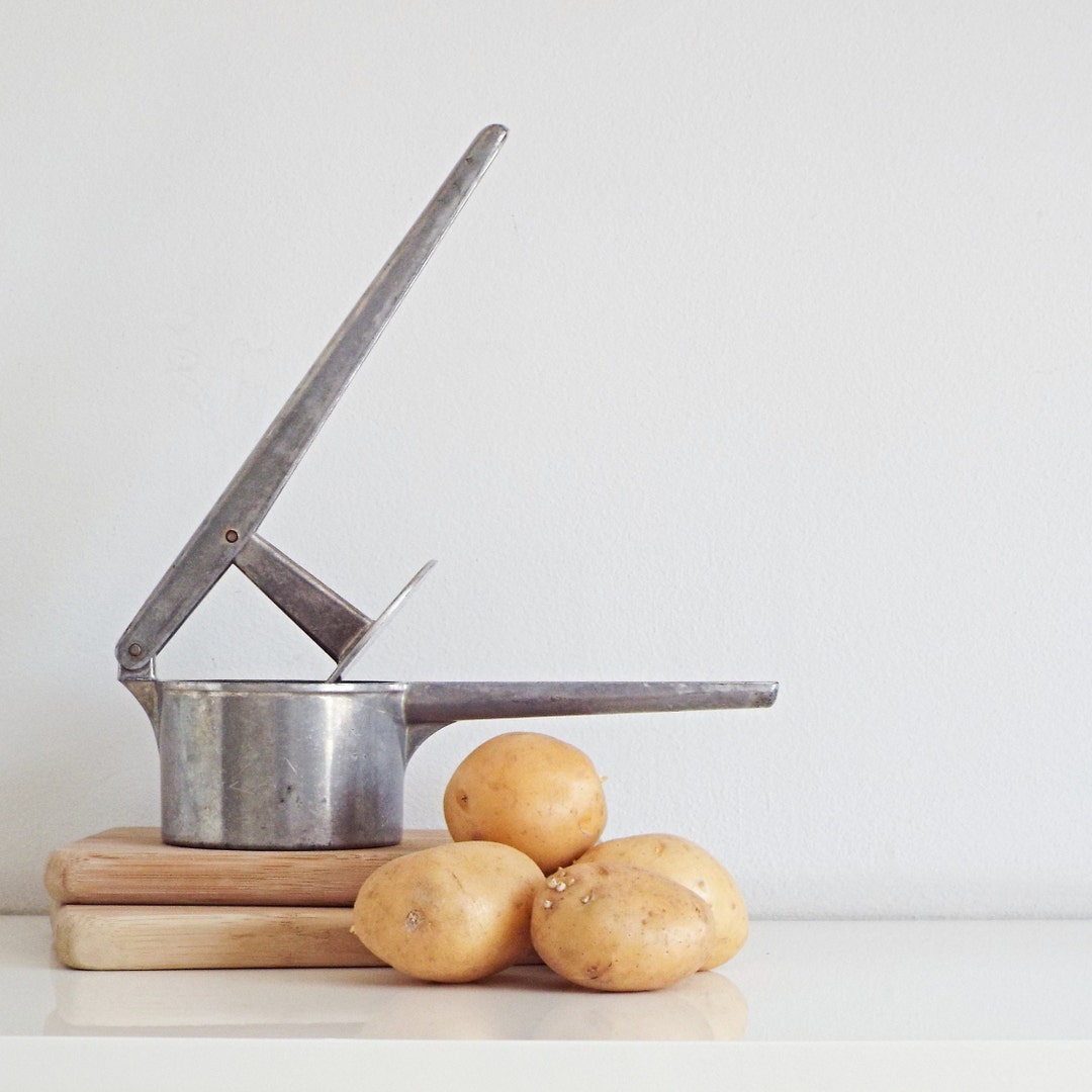 Potato Press, Vintage Kitchen Utensil, Homemade Mashed Potatoes Dish ...