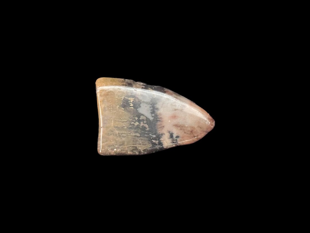 1960s Agate Arrowhead Tie Clip | 60s Vintage Custom Made Stone and ...
