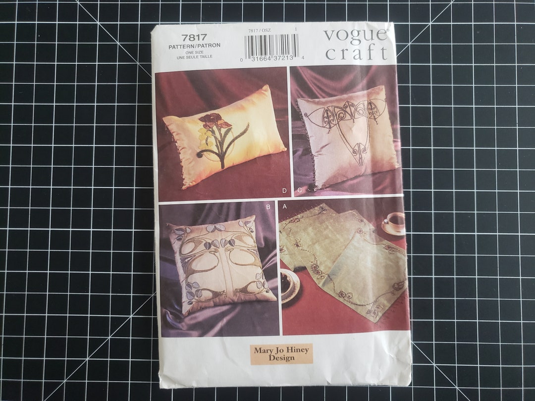 Cut Vogue Decor 7817 Home Decorating Pattern, No Size | Pattern for ...