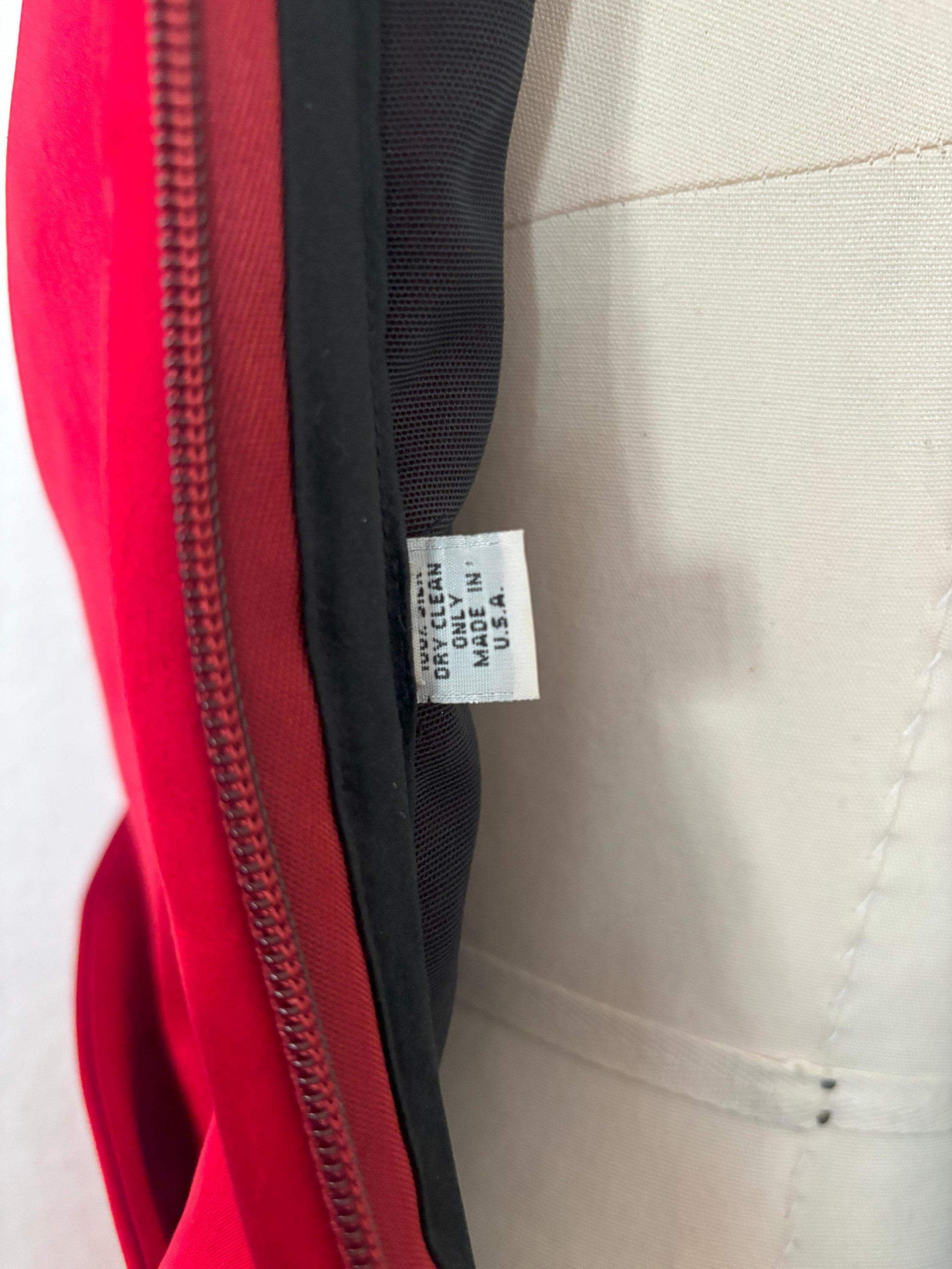 2000s Danes NYC Red Silk Chiffon Gown, Extra Small to Small | Y2k ...