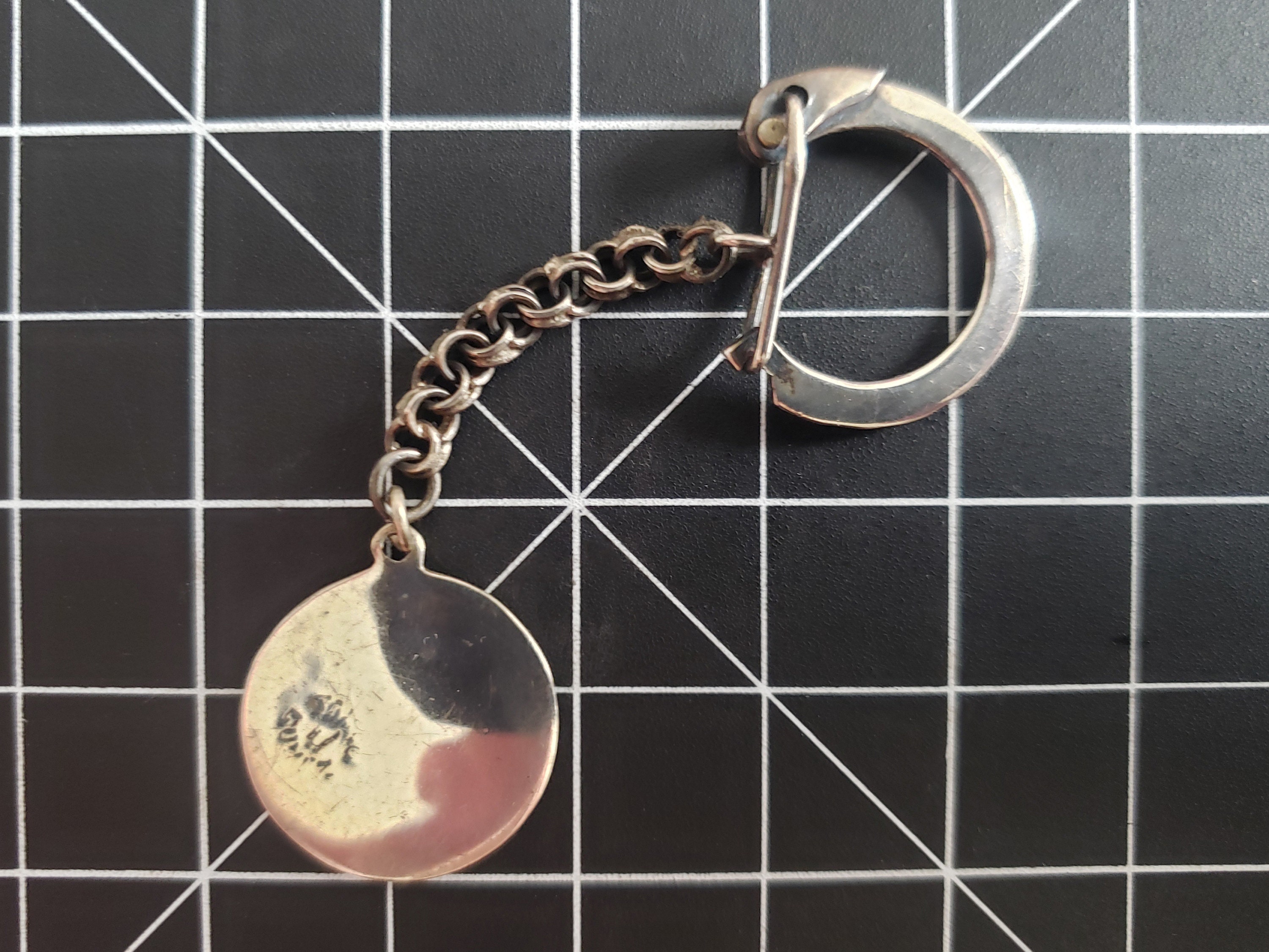 1950s Taxco Aztec Calendar Sterling Silver Keychain Stamped J Gomez 50s ...