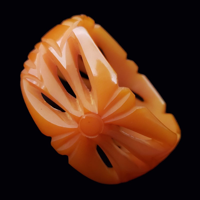 Orange Bangle Bracelet - Etsy