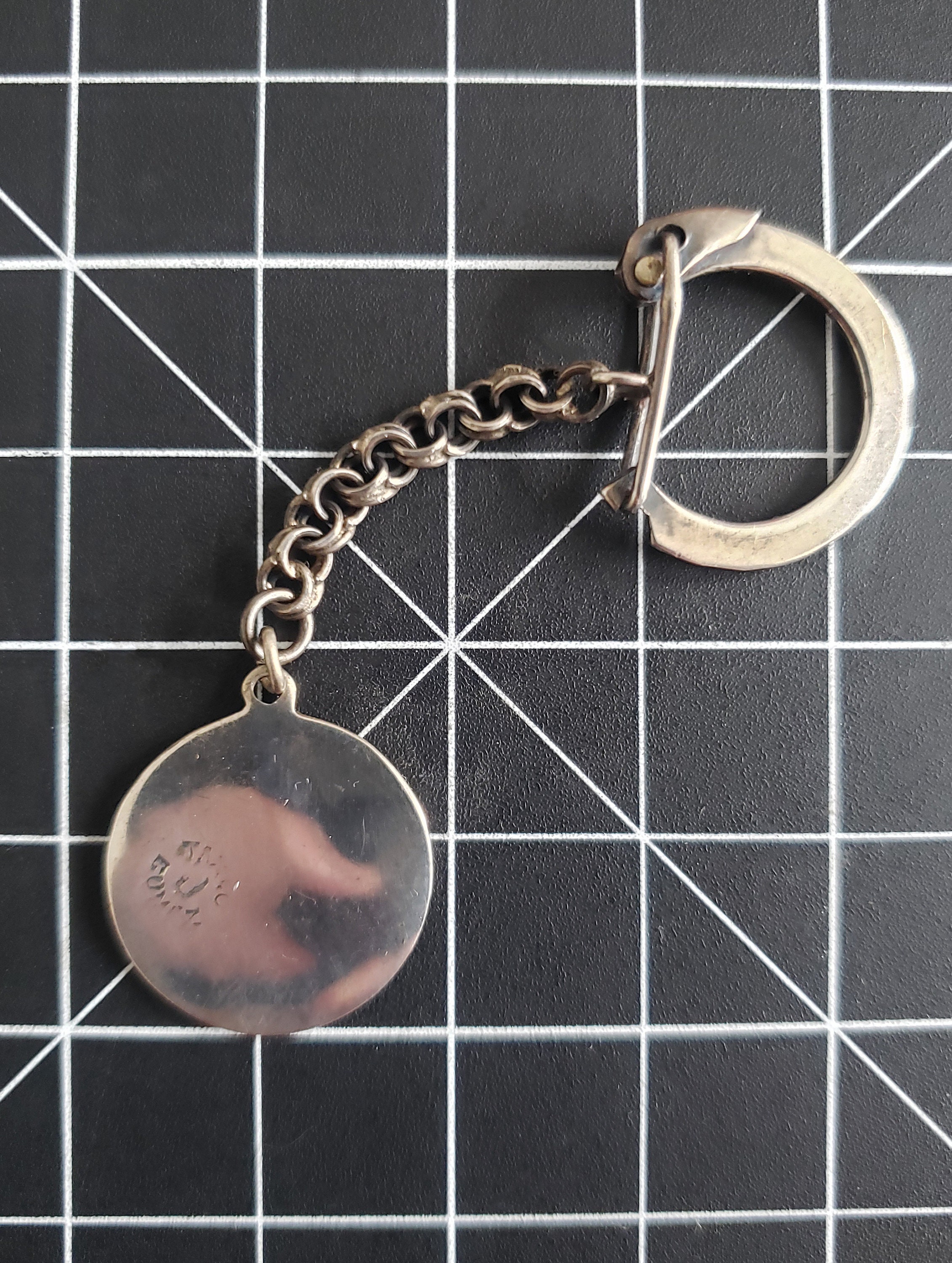 1950s Taxco Aztec Calendar Sterling Silver Keychain Stamped J Gomez 50s ...