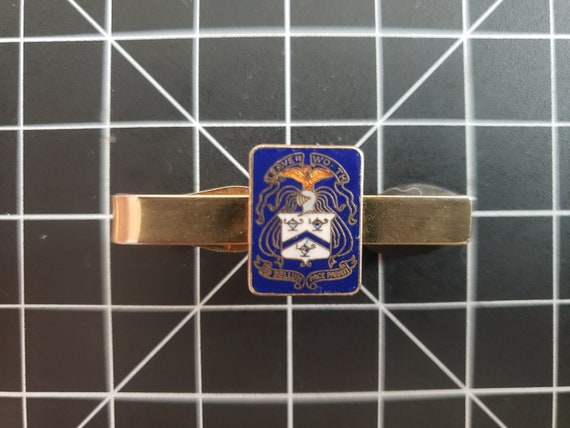 1960s Command And General Staff College Army Unit Tie… - Gem