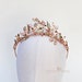 Autumn Fall Wedding Crown Tiara Style Floral Leaf Crown Tones - Etsy