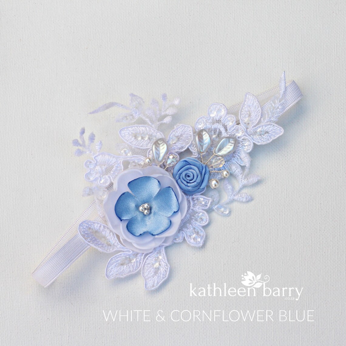 Floral Lace Garter in Ivory or White Color Options Available - Etsy