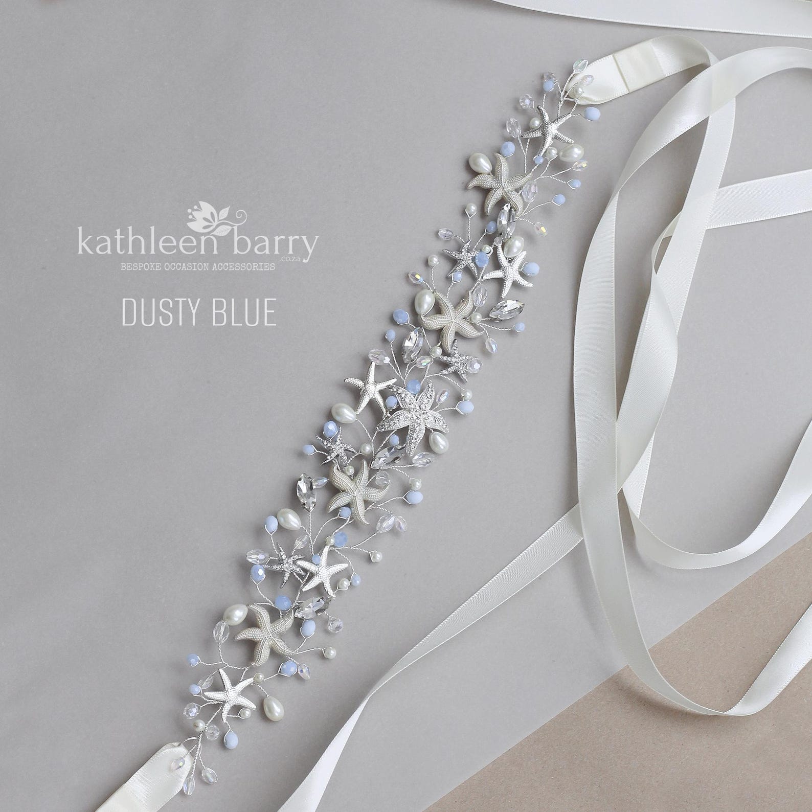 Starfish Wedding Dress Sash Belt - Sea Star Fish Beach Wedding ...