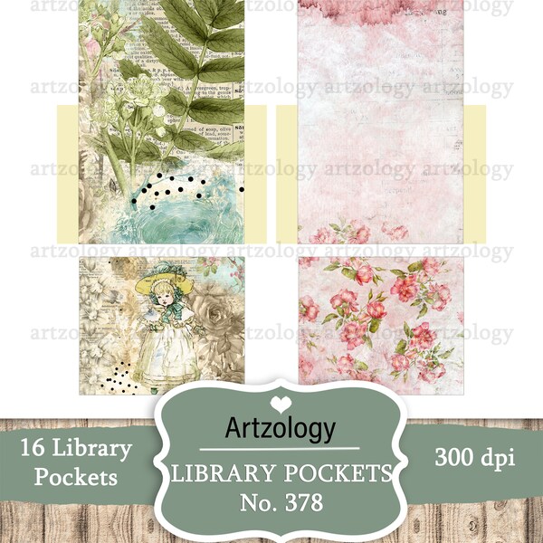 Library Pockets - Etsy