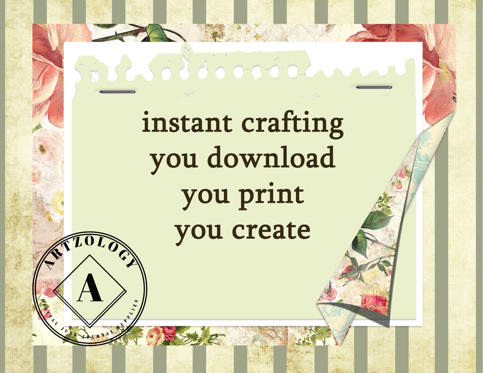 Vintage Sewing Pattern Tickets Digital Junk Journal Ephemera - Etsy