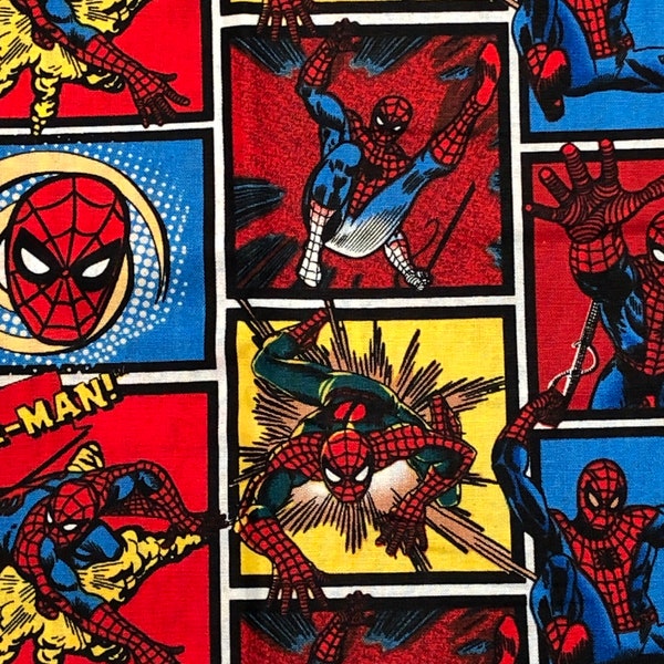 Spiderman Fabric Panel - Etsy