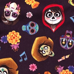 Pixar Disneys Coco Purple Cotton Fabric 18 X 21 Fat Quarter - Etsy
