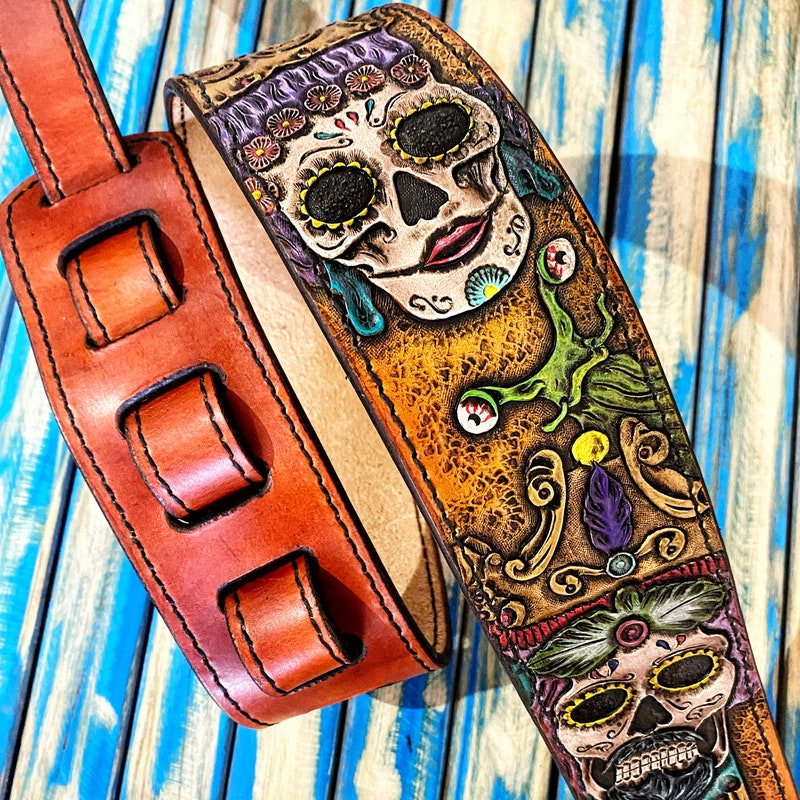 Skull Guitar Straps - Etsy