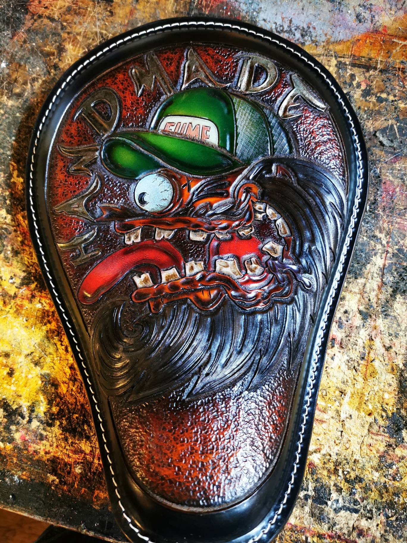 Handmade Leather Solo Seat Motorcycle Seat Rockabilly Bobber - Etsy UK