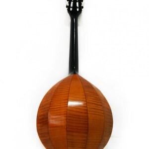 Professional Russian Domra, 4 Strings, 24 Frets, Natural Wood, High ...