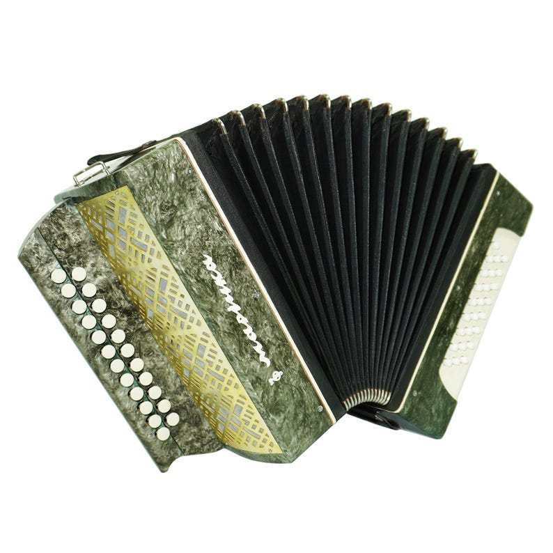Vintage Bayan Accordion Garmoshka Folk Garmon Marichka Ukraine Button ...