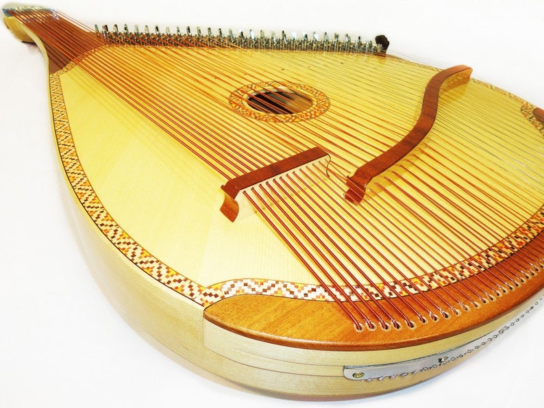 Traditional Folk Ukrainian Bandura Chromatic String Musical Instrument ...