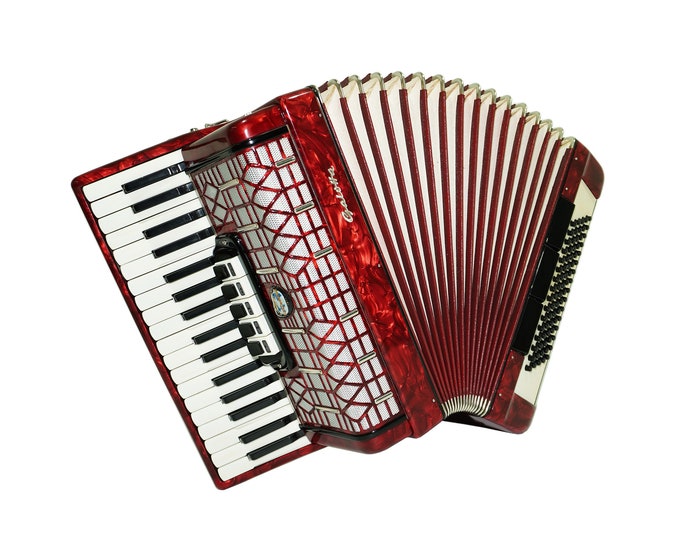 Galotta German Accordion, 80 Bass Buttons, Original Piano Accordion ...