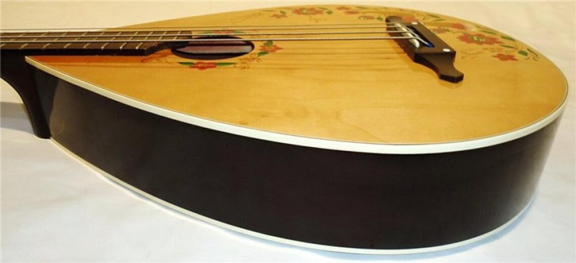 Handmade Ukrainian Folk 4 Strings Guitar Bass Kobza Wooden | Etsy