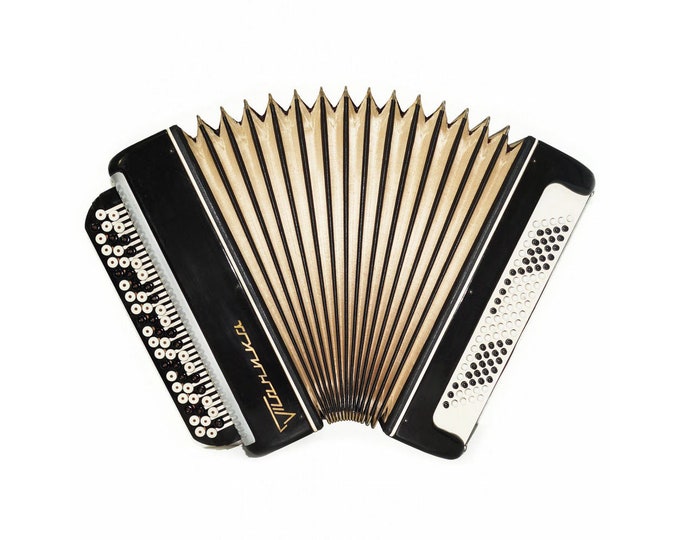 Chromatic Button Accordion Tonica Russian Bayan Classic Musical