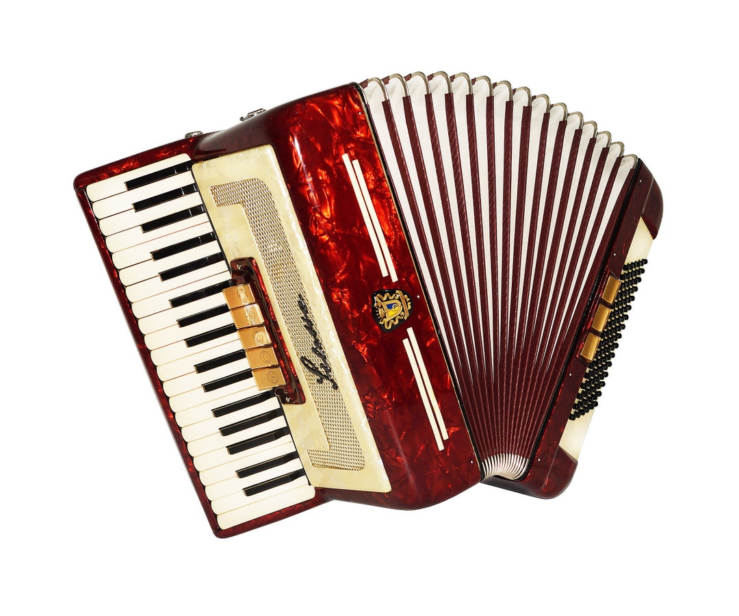 German Accordion Silatta Vintage Piano Accordion 96 Bass Buttons Made ...