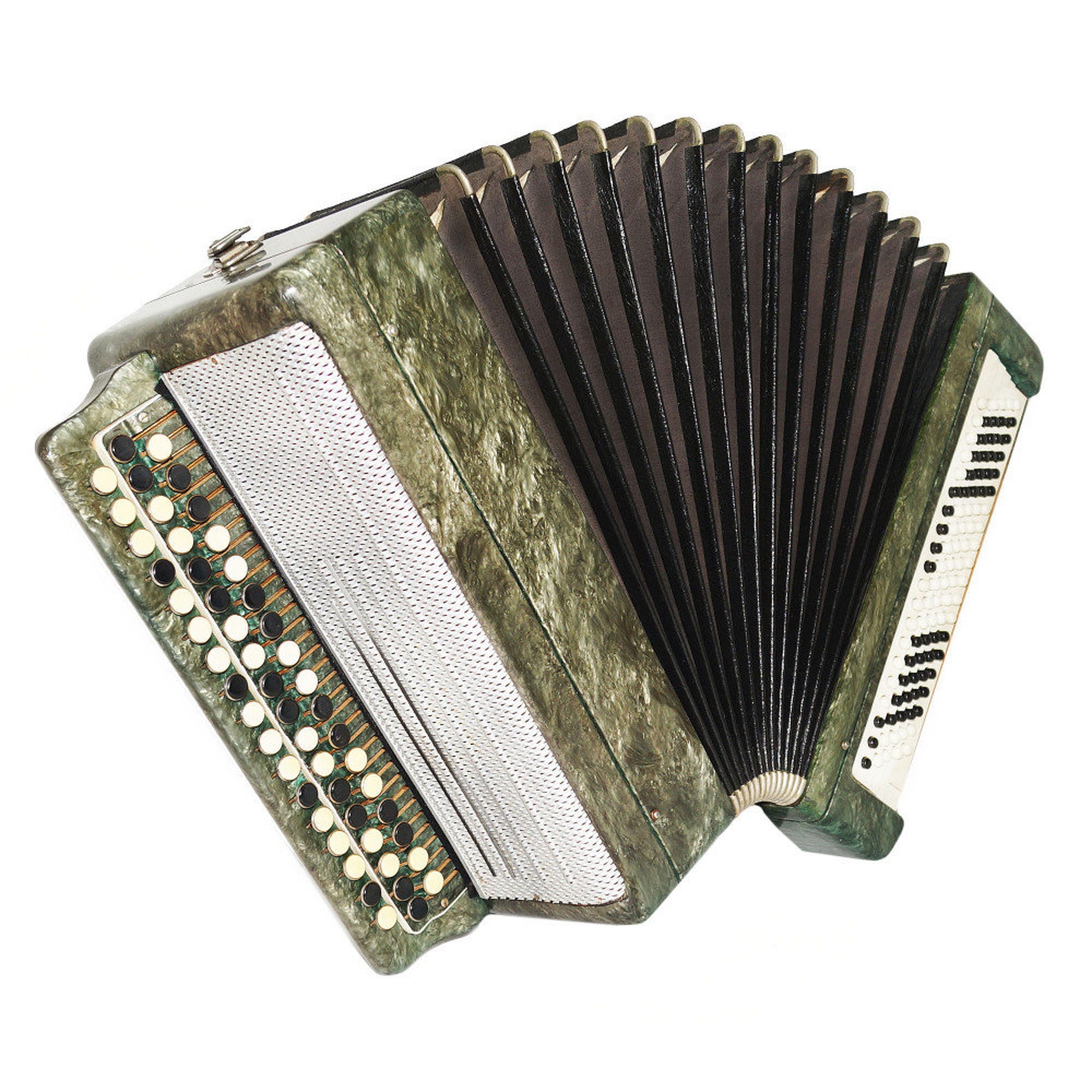 Bayan Tulskiy Russian Chromatic Button Accordion Tula 100 Bass Etsy