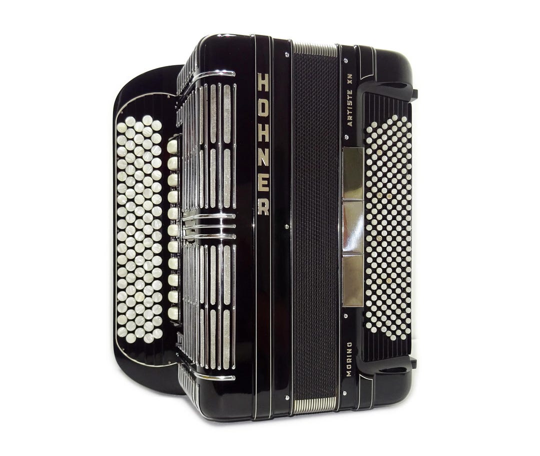 Hohner Morino Artiste XN Double Cassotto Converter Free Bass Stradella ...