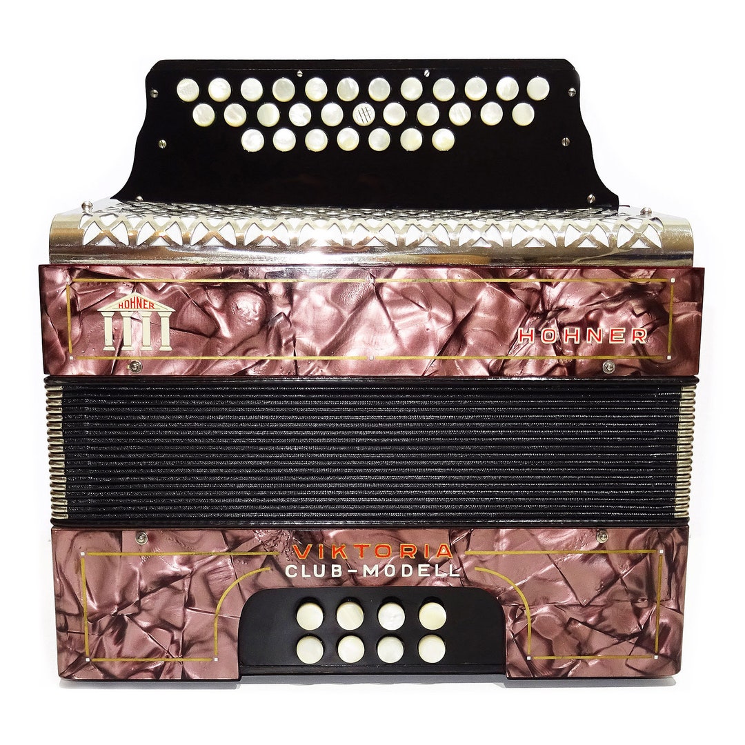 Vintage Hohner Victoria Club-modell Diatonic Button Accordion - Etsy