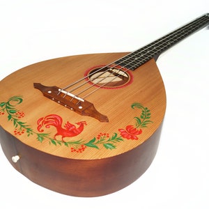 Handmade Ukrainian Folk 4 Strings Guitar Bass Kobza Wooden - Etsy
