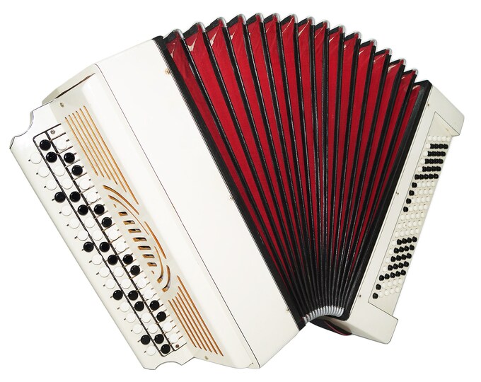 Vintage Bayan Tula Made in Russia Original Tulskiy Button Accordion New ...