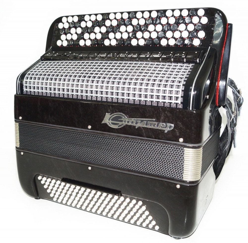 Bayan Jupiter Lux Russian Button Accordion Double Cassotto | Etsy