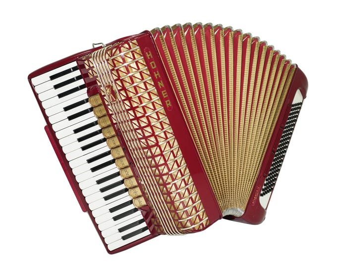 Hohner Tango IIM Made in Germany, Rare Lightweight Original Piano ...