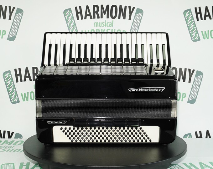 Weltmeister Stella 120 Bass Piano Accordion Made in Germany, Hard Case ...