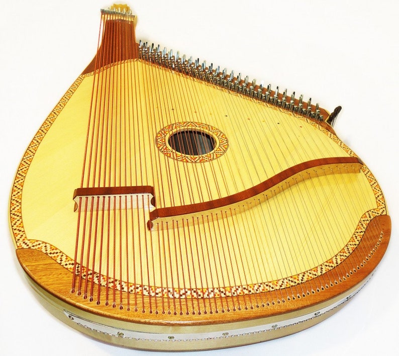 Traditional Folk Ukrainian Bandura Chromatic String Musical Instrument ...